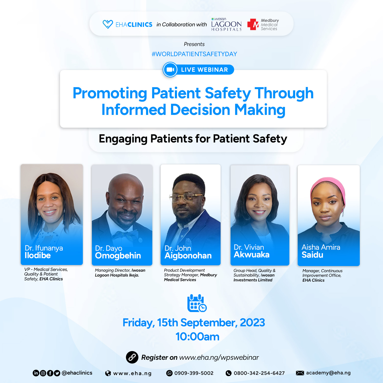 WPS Webinar- Promoting Patient Safety Through Informed Decision Making | EHA Clinics